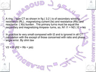 Current transformer calculation protection | PPT