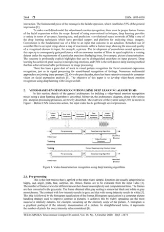 Development of video-based emotion recognition using deep learning with Google Colab | PDF