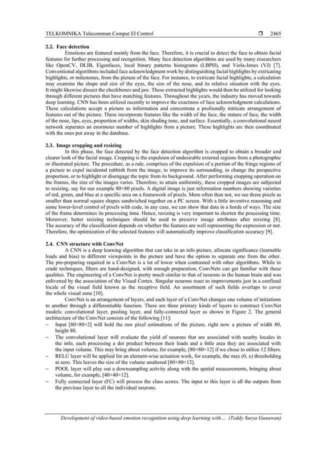 Development of video-based emotion recognition using deep learning with Google Colab | PDF