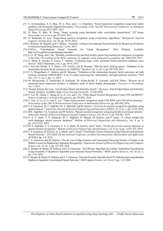 Development of video-based emotion recognition using deep learning with Google Colab | PDF