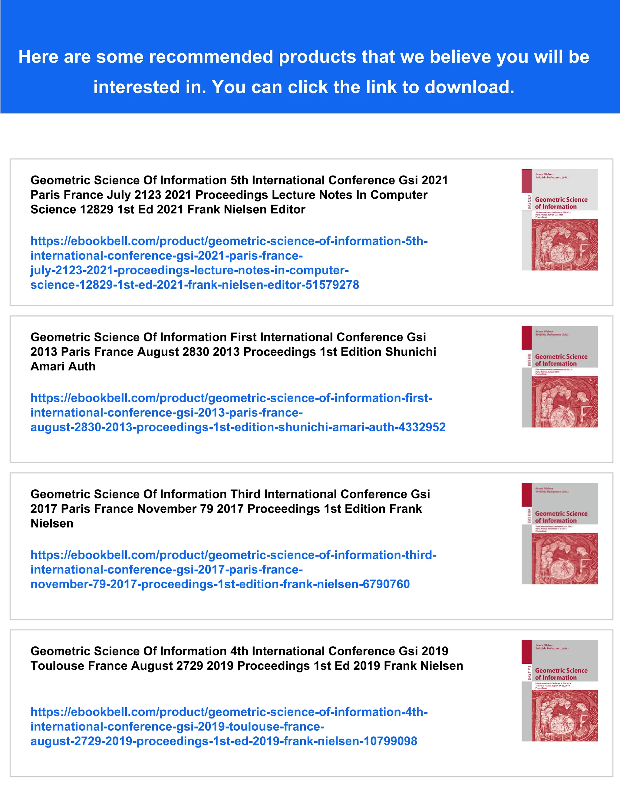 Geometric Science Of Information Second International Conference Gsi ...