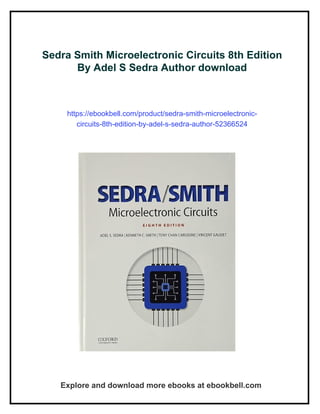 Sedra Smith Microelectronic Circuits 8th Edition By Adel S Sedra Author ...