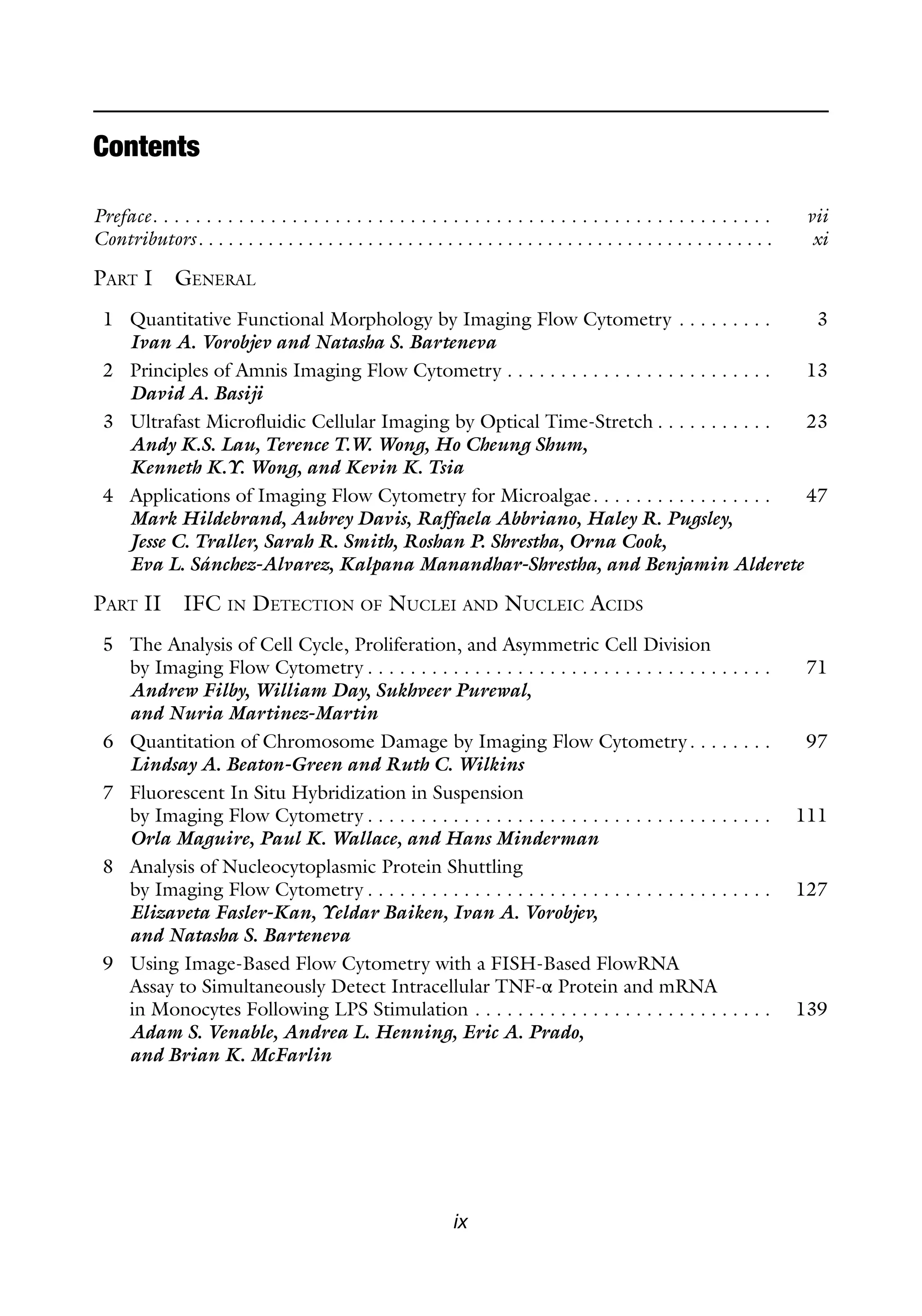 Imaging Flow Cytometry Methods And Protocols Natasha S Barteneva | PDF