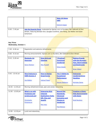 DojoAjaxExperience2008 | PDF