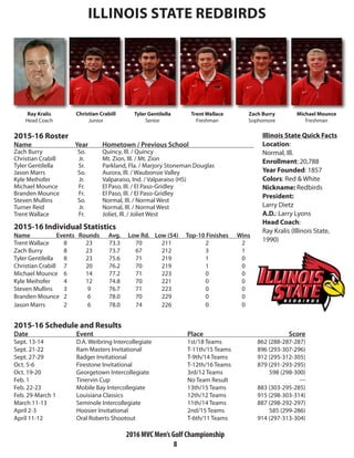 2016 MVC Men's Golf Championship Program | PDF