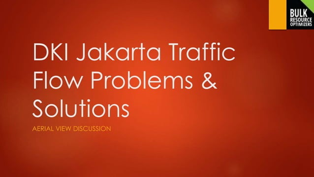 DKI Traffic Flow | PPT