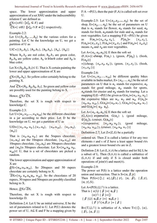 Soft Lattice in Approximation Space | PDF