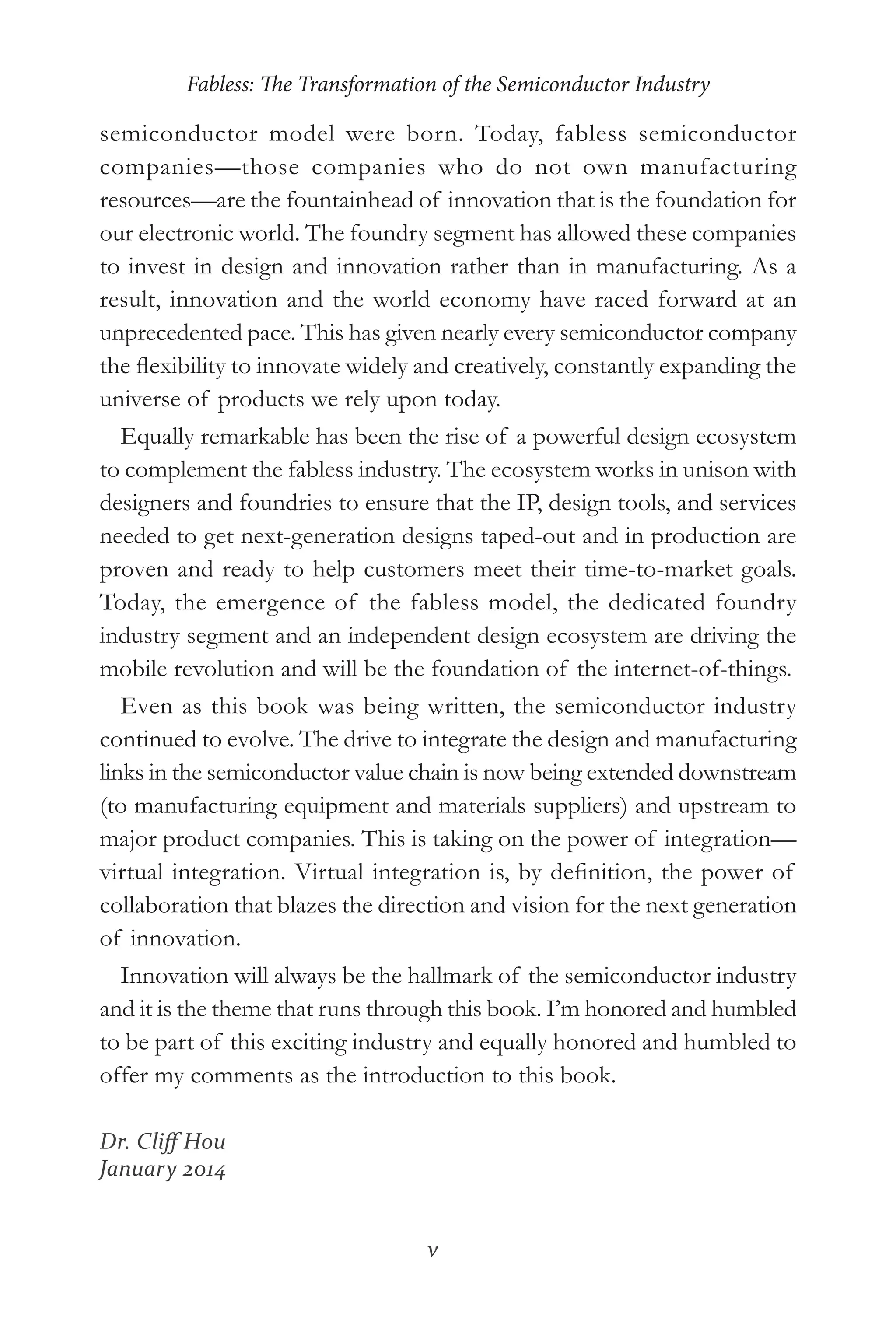 Fabless The Transformation Of The Semiconductor Industry Daniel Nenni | PDF