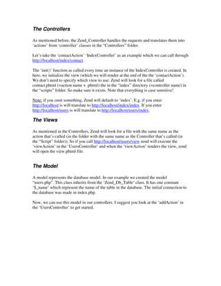 php-and-zend-framework-getting-started | PDF