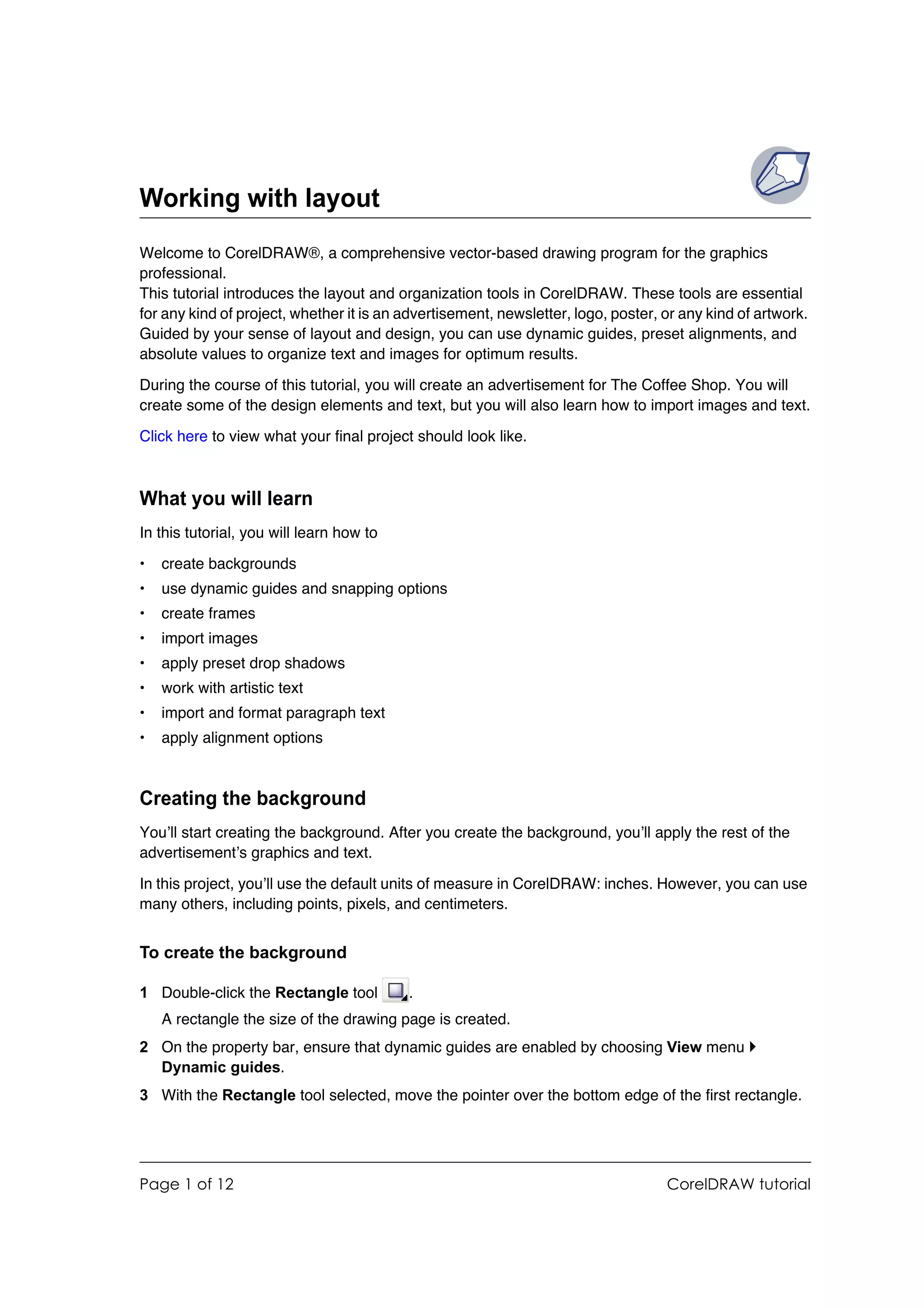 CorelDraw%20Tutorial%203 | PDF