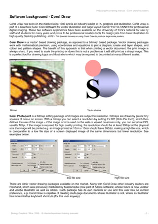 POSTERDESIGNUSINGCORELDRAW2007 | PDF | Desktop Publishing | Computer ...