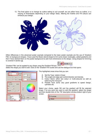 POSTERDESIGNUSINGCORELDRAW2007 | PDF | Desktop Publishing | Computer ...