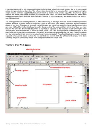 POSTERDESIGNUSINGCORELDRAW2007 | PDF | Desktop Publishing | Computer ...