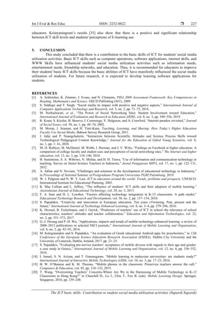 The ICT basic skills: Contribution to student social media utilization ...