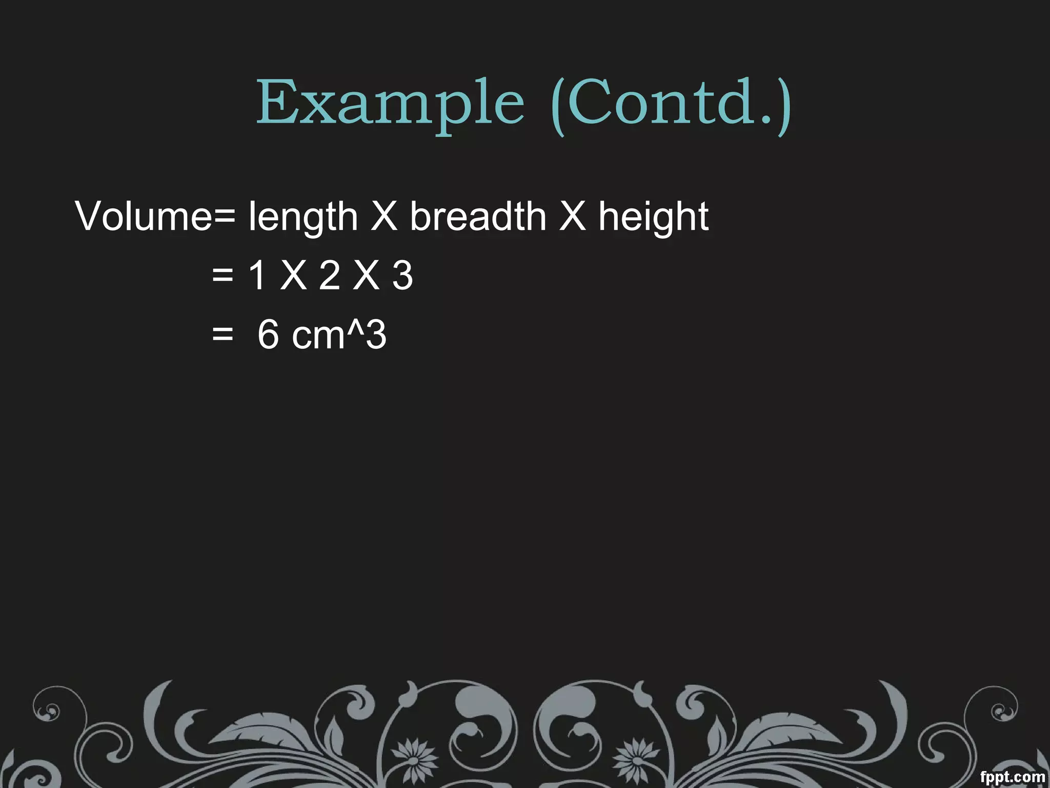 Basic Mensuration | PPT