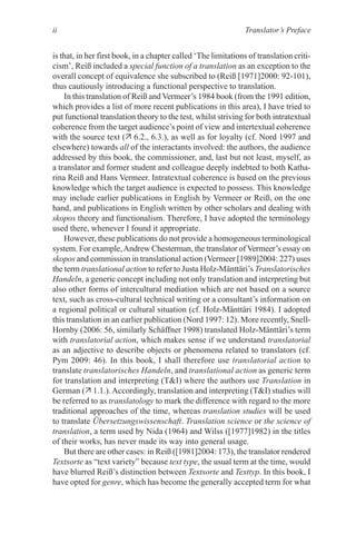 Towards A General Theory Of Translational Action Skopos Theory ...