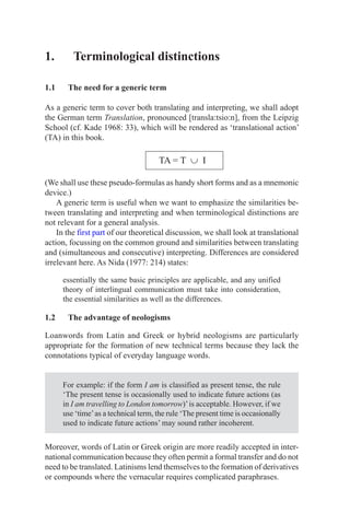 Towards A General Theory Of Translational Action Skopos Theory ...