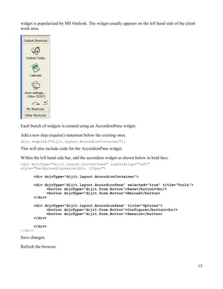 Dojo1.0_Tutorials | PDF