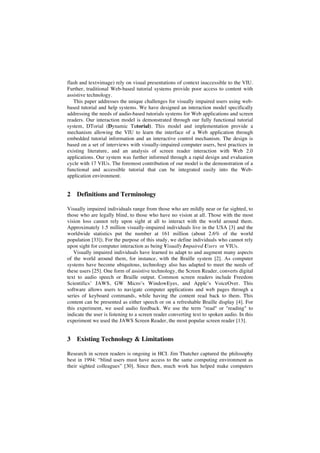 hailpern-interact09 | PDF | Web Design and HTML | Internet