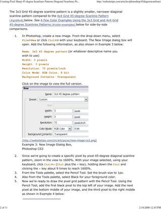 photoshop-scanlines-patterns-tutorial-rev | PDF