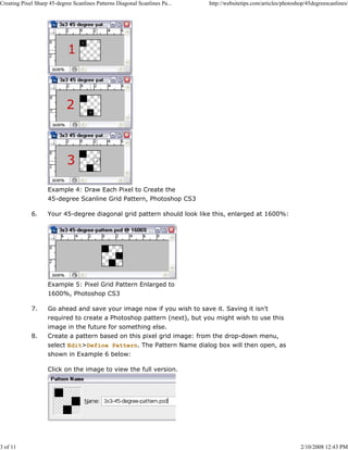photoshop-scanlines-patterns-tutorial-rev | PDF