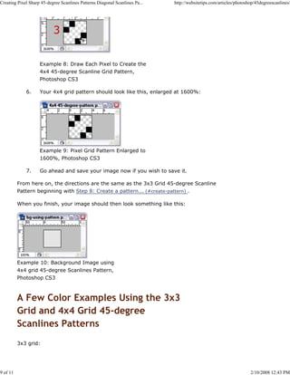 photoshop-scanlines-patterns-tutorial-rev | PDF