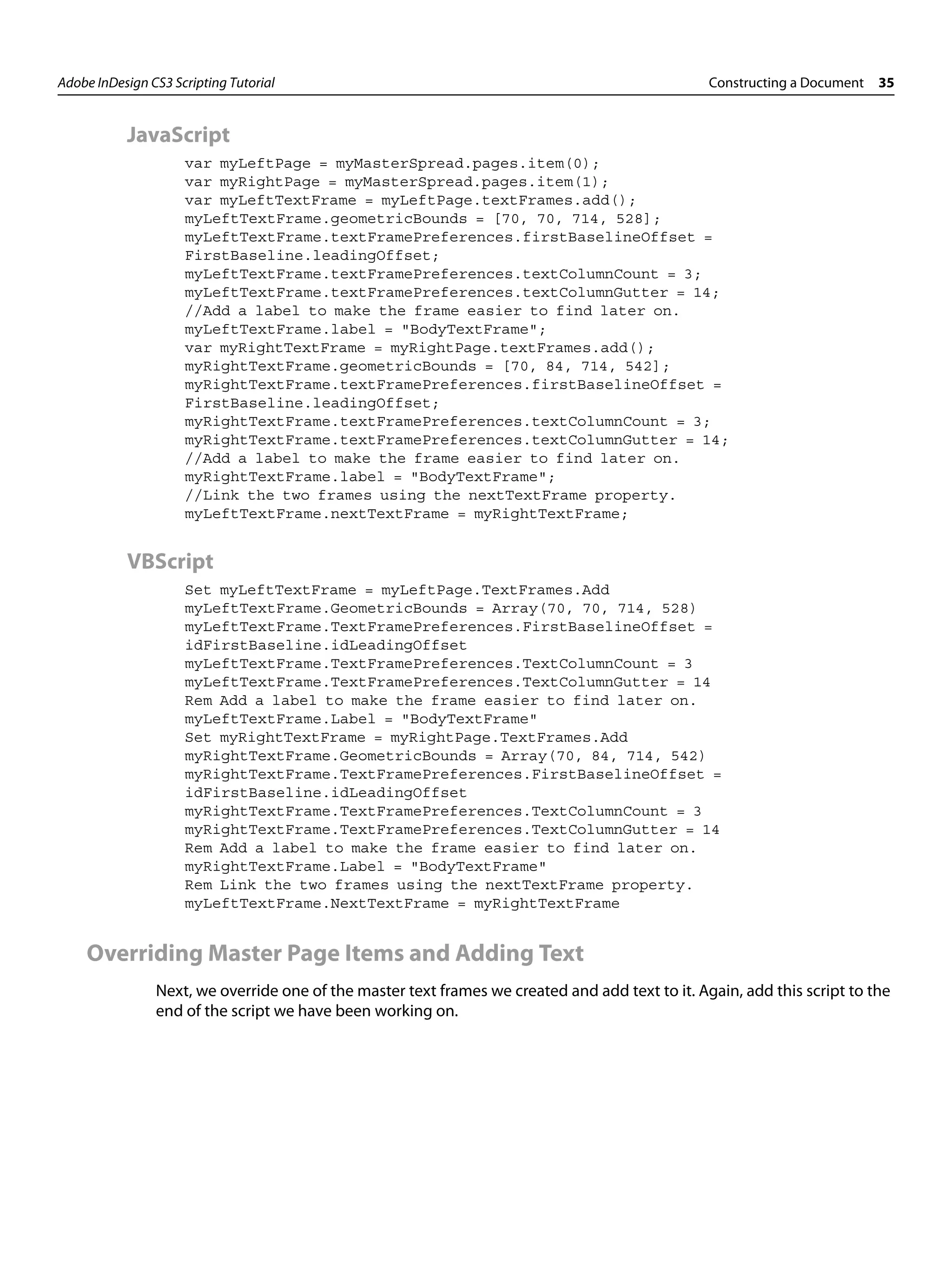 indesign_cs3_scripting_tutorial | PDF
