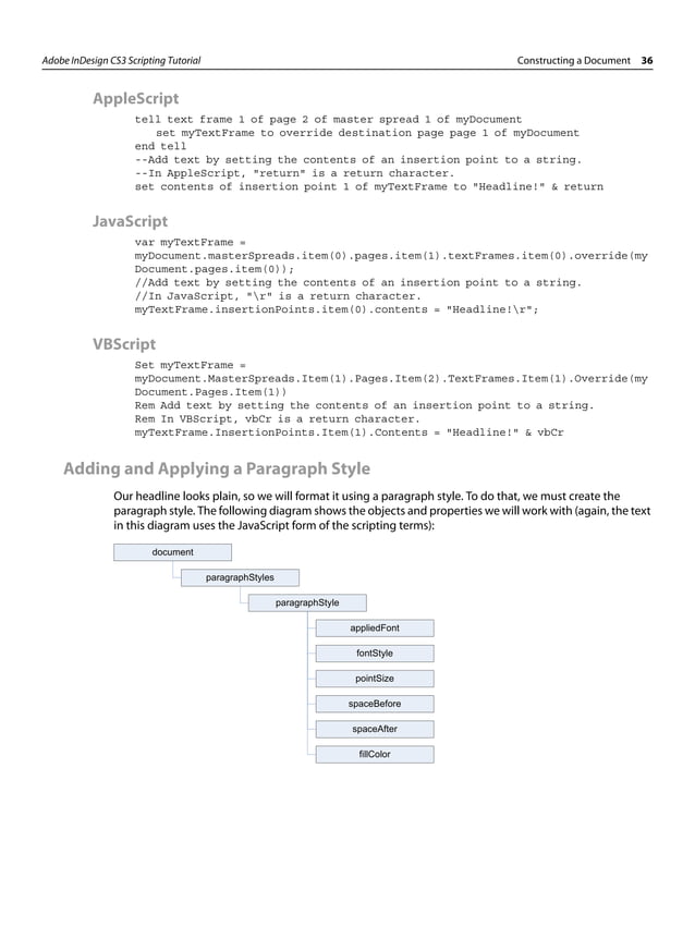 indesign_cs3_scripting_tutorial | PDF