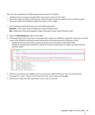 GI25_TutorialGuide | PDF