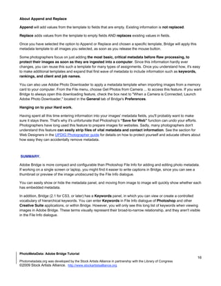 meta-tutorial-adobe-bridge | PDF