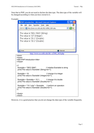 Tutorial_4_PHP | PDF