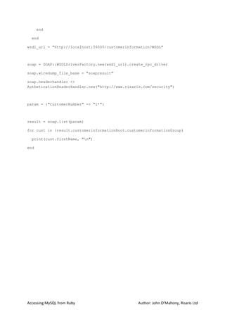 Accessing_MySQL_from_Ruby | PDF