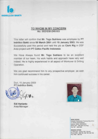 certificate pt. idb | PDF