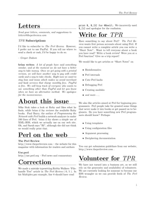 The_Perl_Review_0_6 | PDF