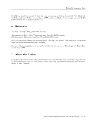 The_Perl_Review_0_6 | PDF | Desktop Publishing | Computer Software and Applications