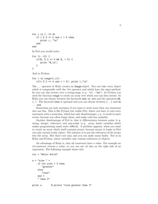 ruby_vs_perl_and_python | PDF | Programming Languages | Computing