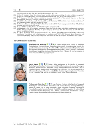 Dialect classification using acoustic and linguistic features in Arabic speech | PDF