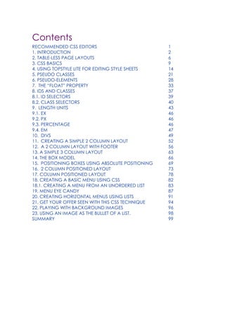 CSS_GUIDE_Intro | PDF