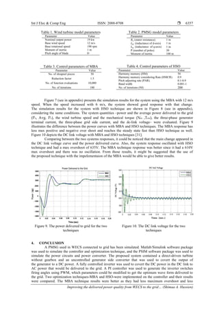 Improving the delivered power quality from WECS to the grid based on PMSG control model | PDF
