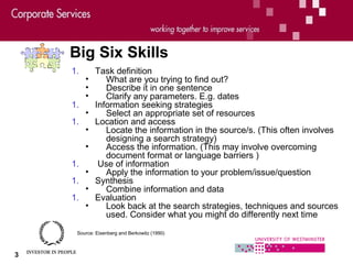 information-skills-for-researchers-v3 | PPT