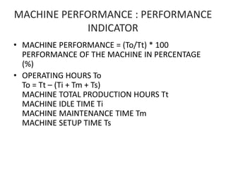 Production - Reducing Machine Setup Time - IEM | PPT