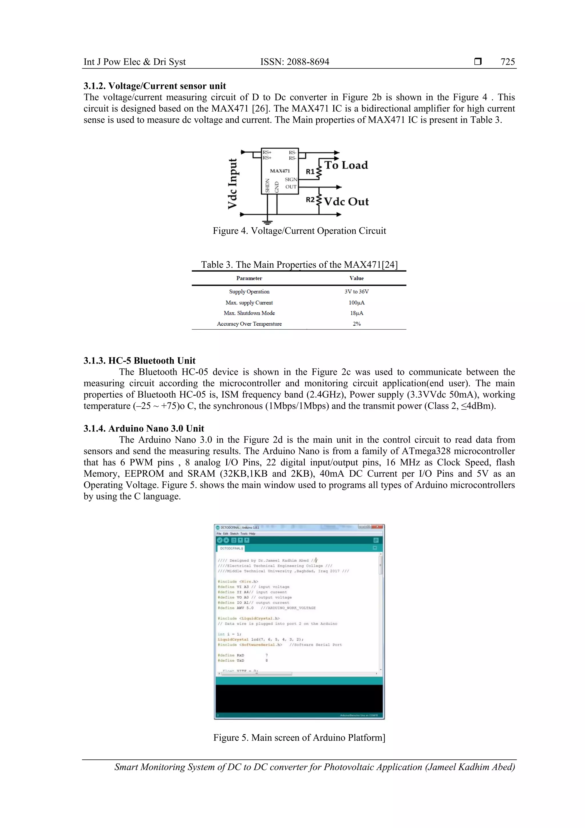 Smart Monitoring System of DC to DC Converter for Photovoltaic Application | PDF