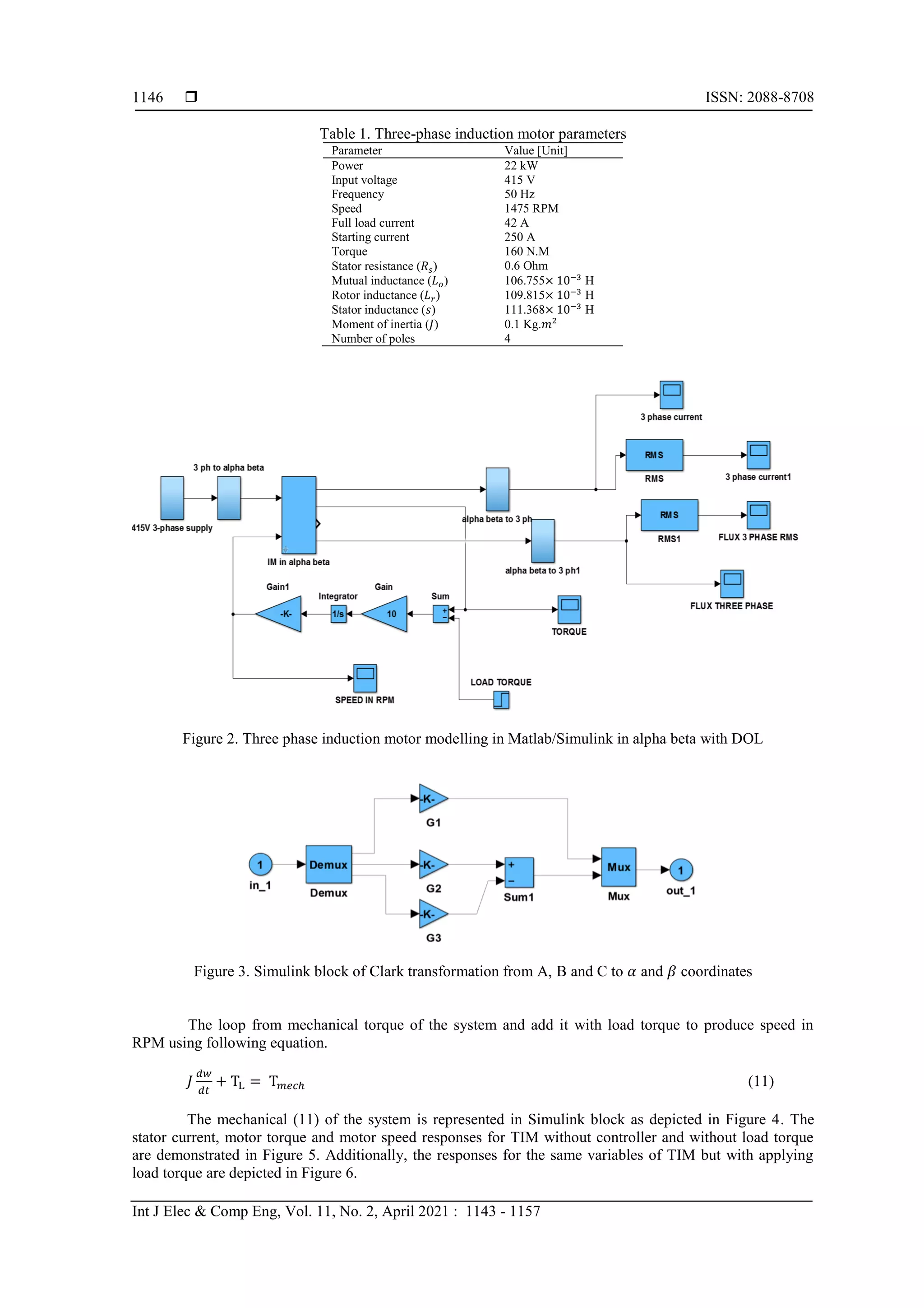 Speed Controller Design For Three Phase Induction Motor Based On Dynamic Adjustment Grasshopper