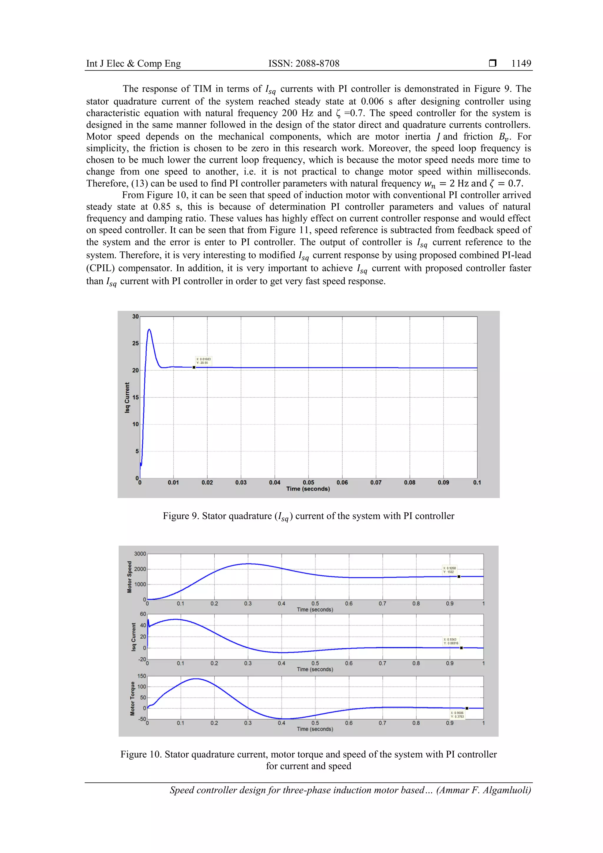 Speed Controller Design For Three Phase Induction Motor Based On Dynamic Adjustment Grasshopper