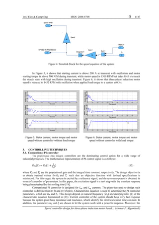 Speed controller design for three-phase induction motor based on dynamic adjustment grasshopper ...