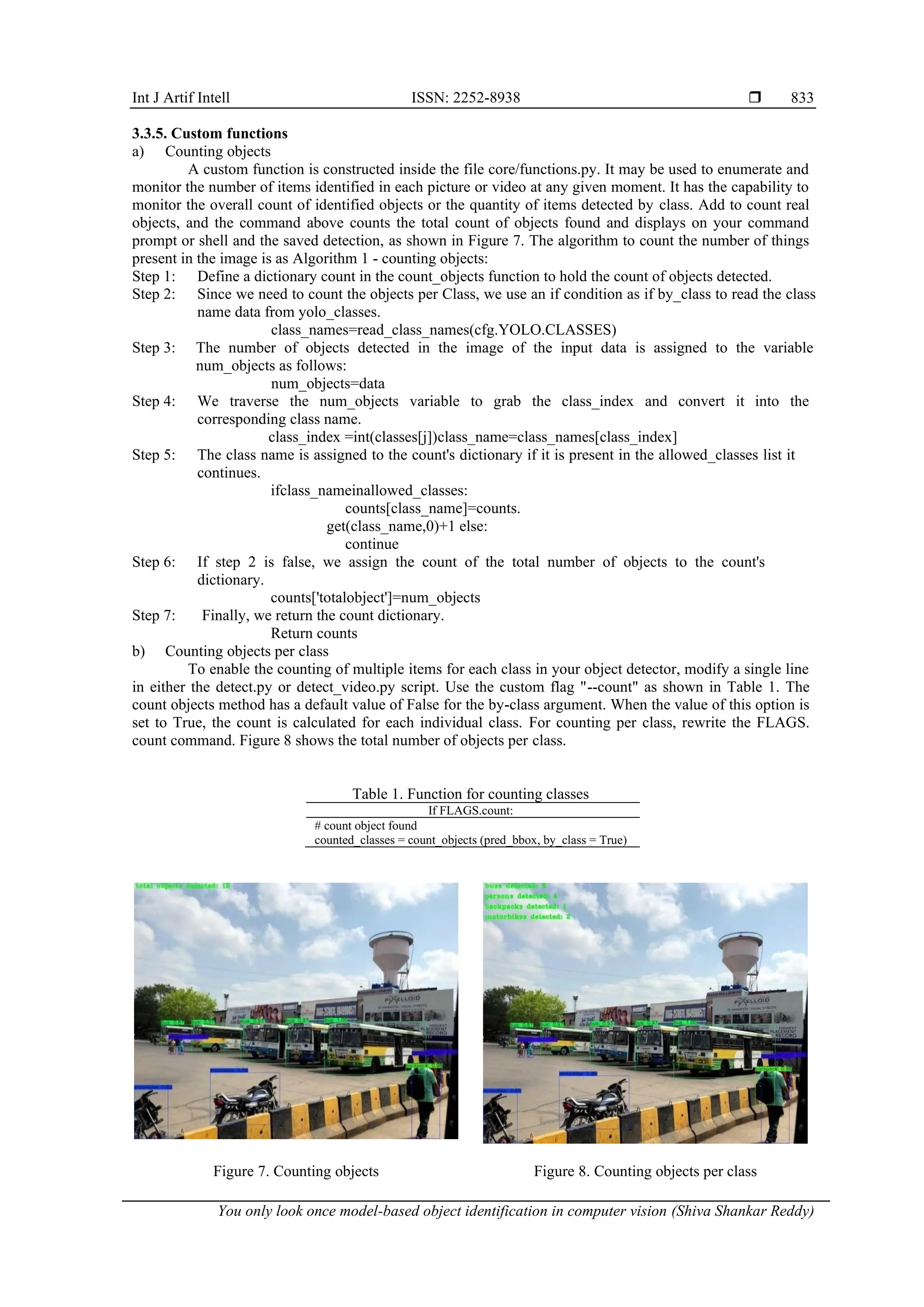 You Only Look Once Model Based Object Identification In Computer Vision Pdf Artificial