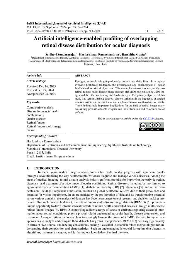 Artificial intelligence-enabled profiling of overlapping retinal disease distribution for ocular ...