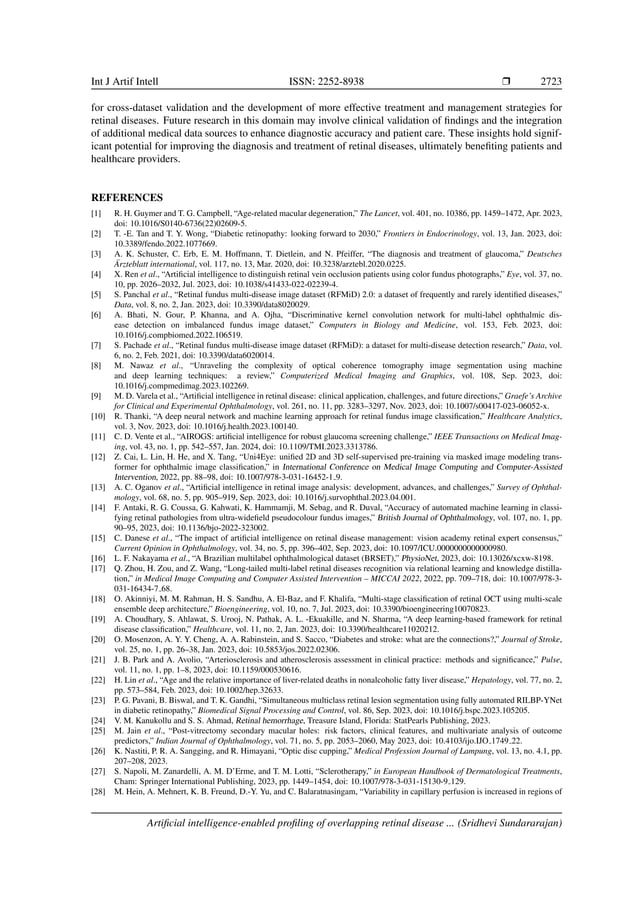 Artificial intelligence-enabled profiling of overlapping retinal disease distribution for ocular ...