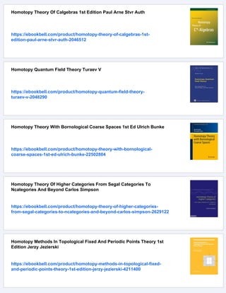 Homotopy Limit Functors On Model Categories And Homotopical Categories ...