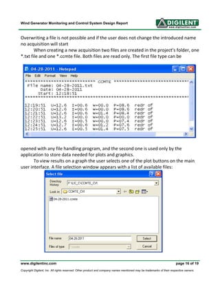 Wind generator monitoring and control system_Jakab Zsolt | PDF